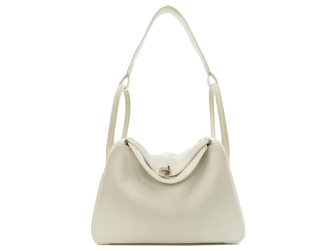 Hermès Hermes Lindy White Leather ref.773833 - Joli Closet