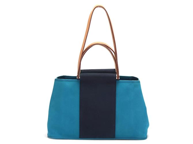 Hermès Cabag Azul Lienzo ref.775614 - Joli Closet