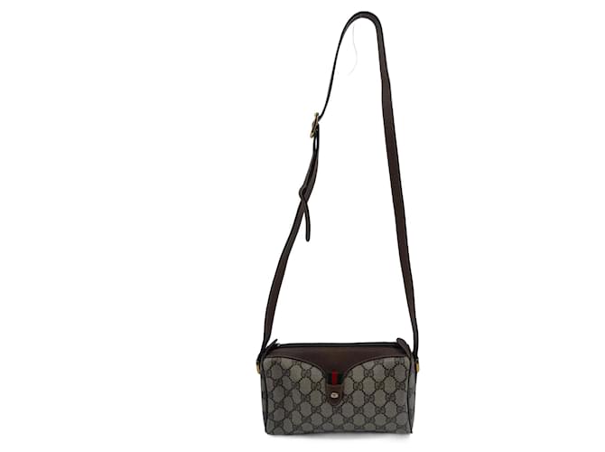 Brown Diamante Coated Canvas Gucci Bag Cloth ref.777957 - Joli Closet