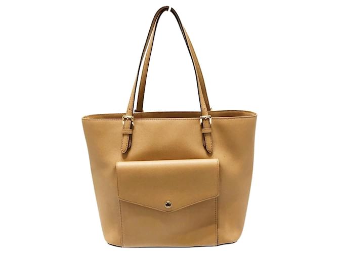 Michael Kors Jet Set Brown Leather ref.778500 - Joli Closet