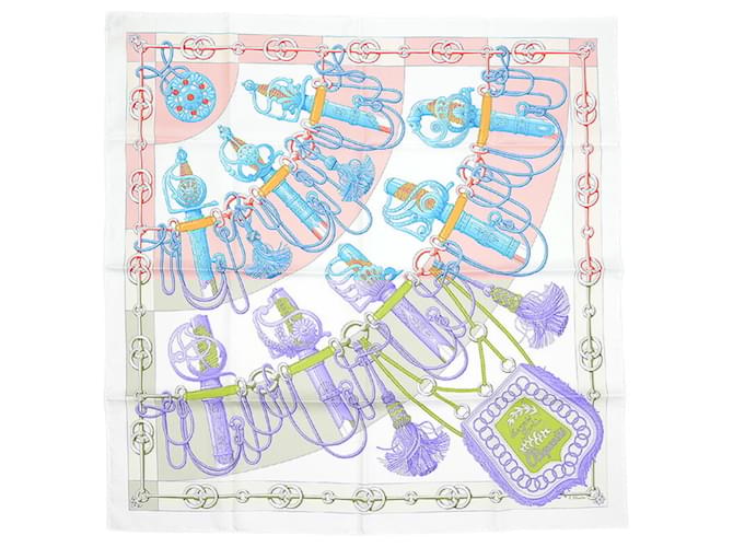 Hermès HERMES CARRE 90 Blue Silk ref.782482 - Joli Closet