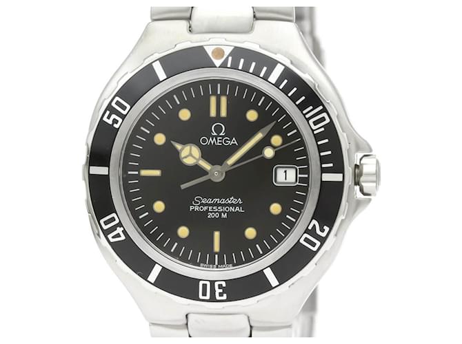 Omega Oméga Seamaster Acier Noir ref.785091 - Joli Closet