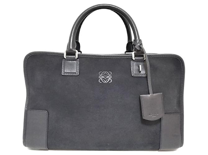 LOEWE AMAZONA Black Suede ref.790257 - Joli Closet