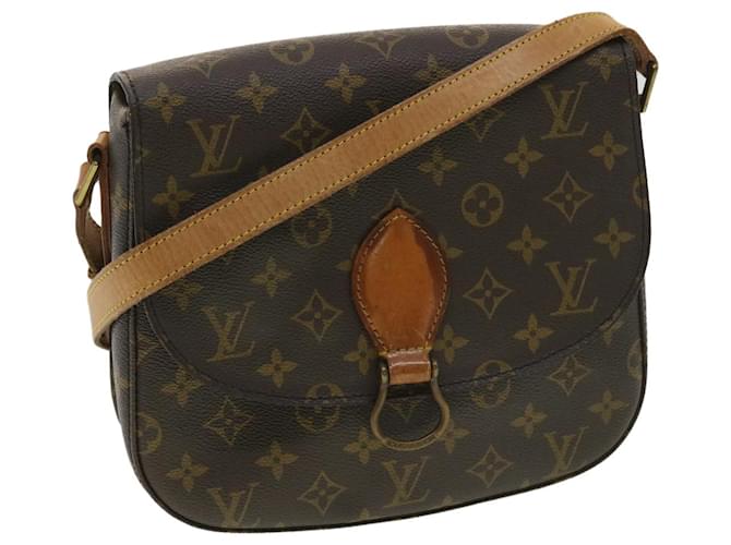 LOUIS VUITTON Monogram Saint Cloud GM Sac à bandoulière M51242 LV Auth ...