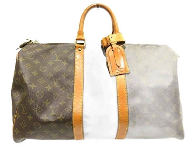 Louis Vuitton Keepall 45 Brown Cloth ref.795725 - Joli Closet