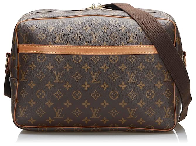 Louis Vuitton Brown Monogram Reporter GM Cloth ref.797097 - Joli Closet