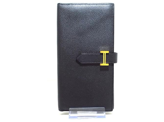 Béarn Hermès Bearn Black Leather ref.797463 - Joli Closet