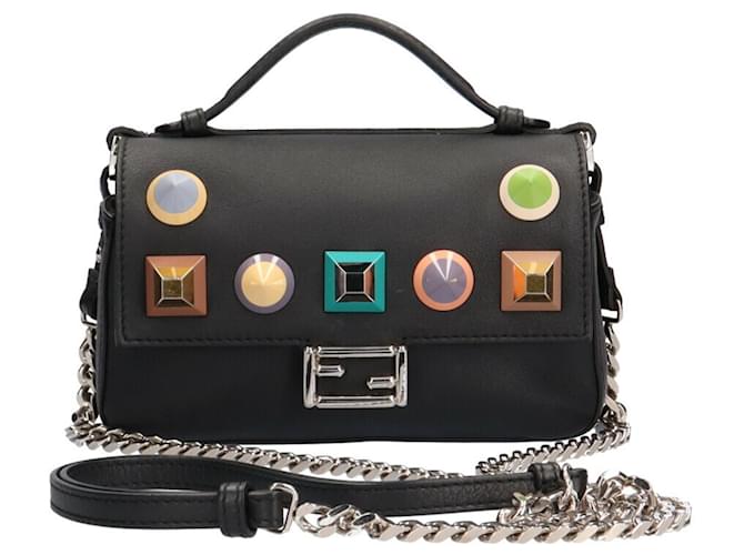 Fendi baguette Black Leather ref.797670 - Joli Closet