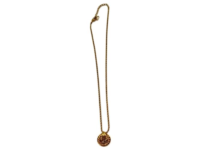 Collier CD Dior doré Métal ref.798001 - Joli Closet