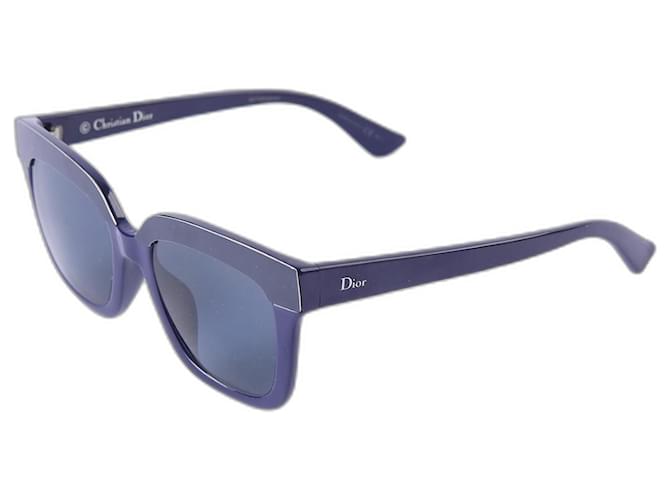 Dior Soft2 navy square shape Blue Acetate ref.799450 - Joli Closet