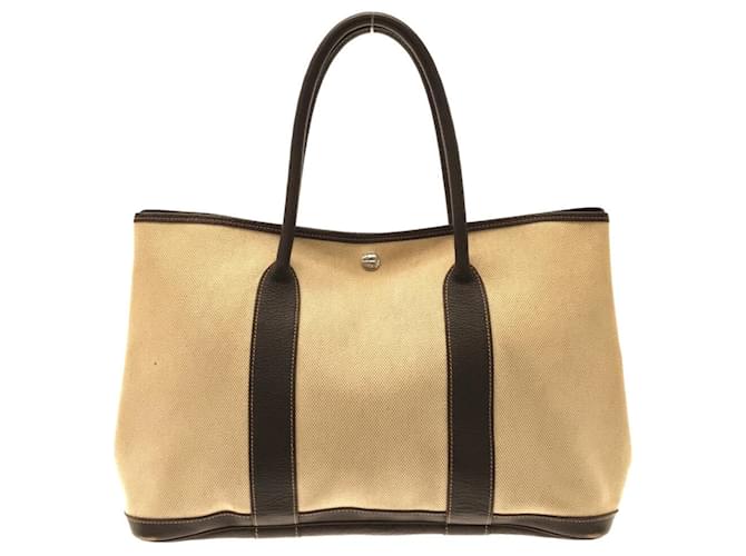 Hermès Garden Party Brown Cloth ref.802430 - Joli Closet