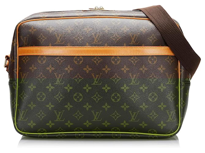 Louis Vuitton Brown Monogram Reporter GM Cloth ref.804459 - Joli Closet