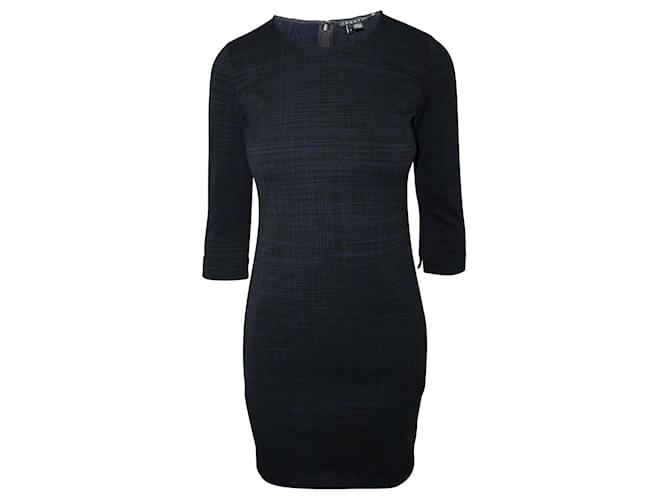 Theory Robe bleu marine coupe slim Polyamide Nylon ref.805156 - Joli Closet