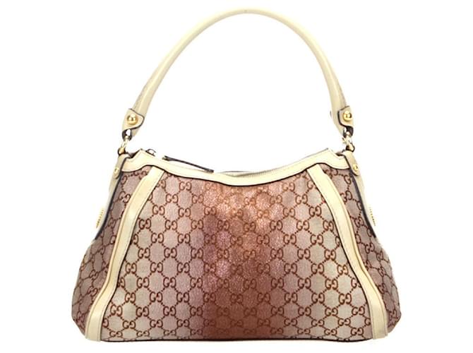 Gucci GG Canvas Scarlett Shoulder Bag Brown Cloth ref.805280 - Joli Closet