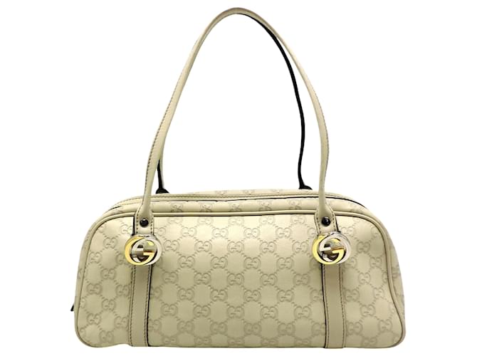 Gucci Guccissima White Leather ref.806937 - Joli Closet