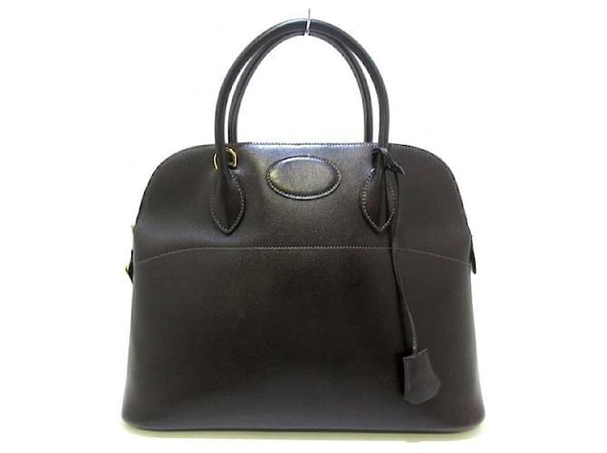 Hermès Bolide 37 Chocolate ref.813827 - Joli Closet