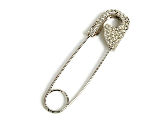 Christian Dior PRECIOUS SAFETY PIN XL Métal Argenté ref.813987 - Joli ...