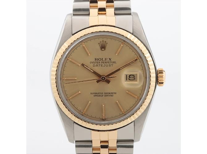 Rolex Datejust 36 mm Steel and 18k yellow gold Golden ref.816073 - Joli ...