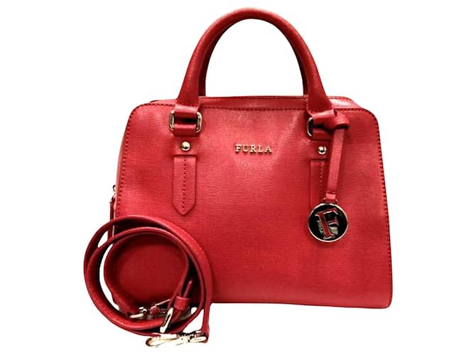 Furla Red Leather ref.823424 - Joli Closet