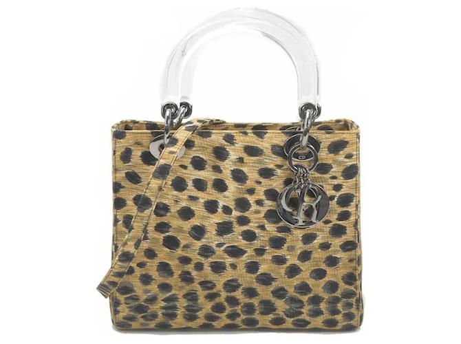 Dior Lady Dior Plastique Écru ref.826807 - Joli Closet