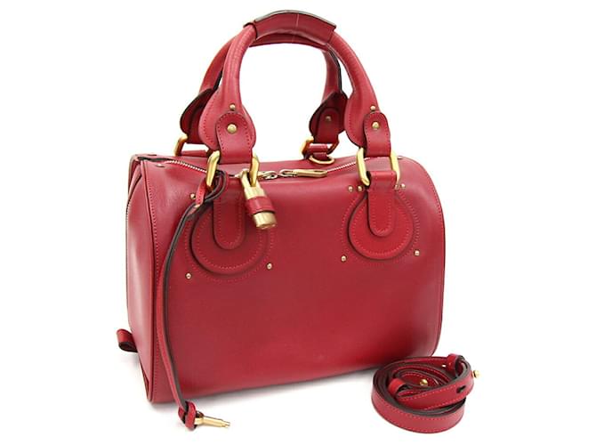 Chloé Chloe Red Leather ref.832730 - Joli Closet