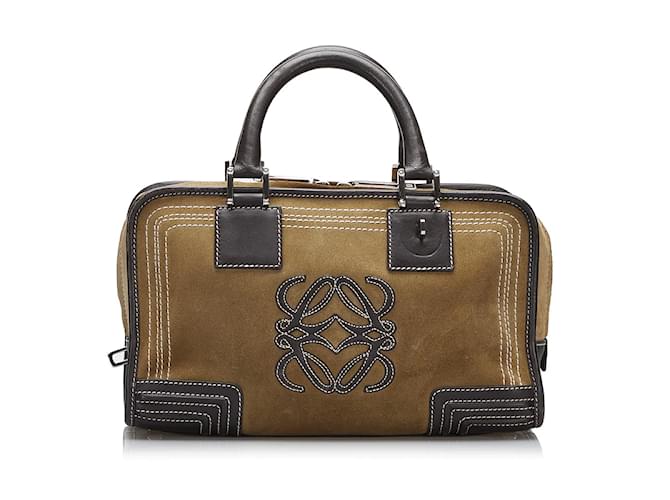 Loewe Sac à main Cuir Veau façon poulain Bronze ref.835092 - Joli Closet