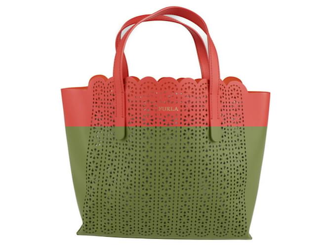 Furla Red Leather ref.840373 - Joli Closet