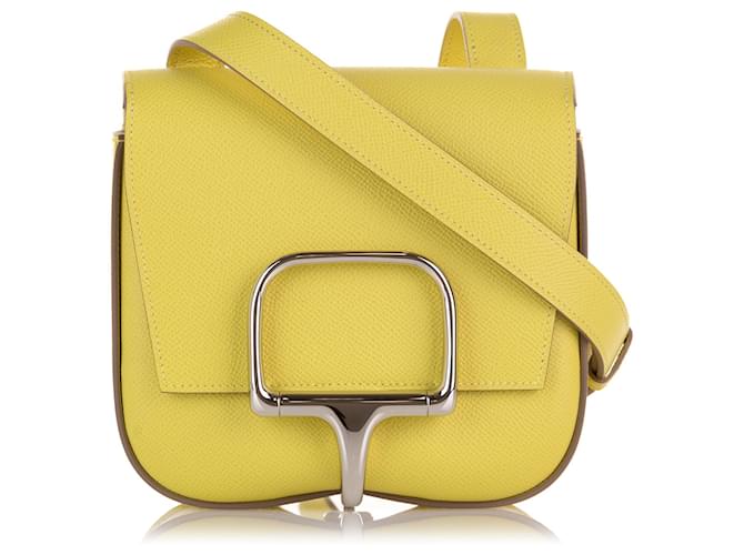 Hermès Hermes Yellow Mini Epsom Della Cavalleria Leather Pony-style ...