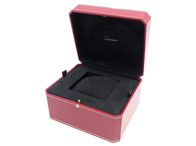 BOITE CARTIER POUR MONTRE AVEC COMPARTIMENT BIJOUX CRCO000428 ROUGE ...