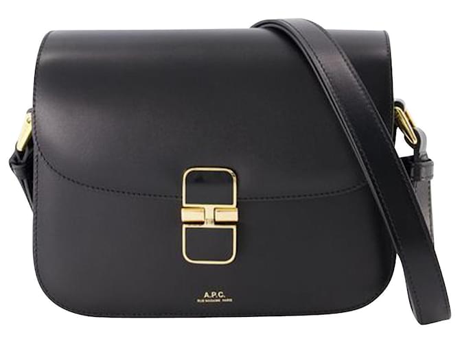 Apc Grace Small Hobo Bag - A.P.C. - Black - Leather ref.843692 - Joli ...