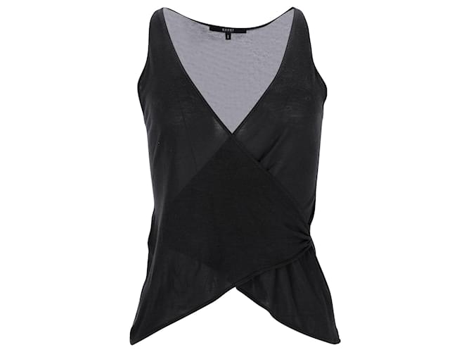 Gucci Overlap Tank Top in Black Viscose Cellulose fibre ref.846162 ...