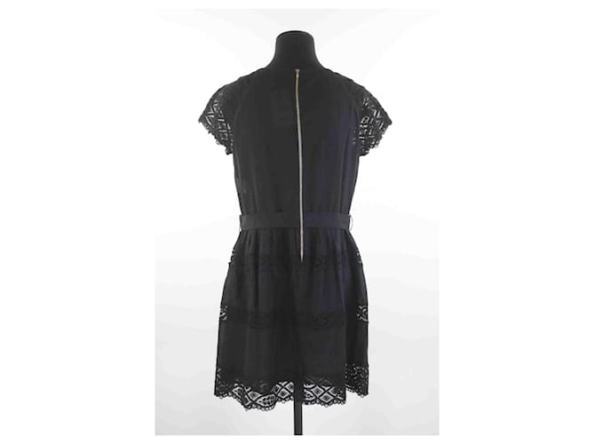 Robe Sandro 40 Dentelle Noir ref.848840 - Joli Closet