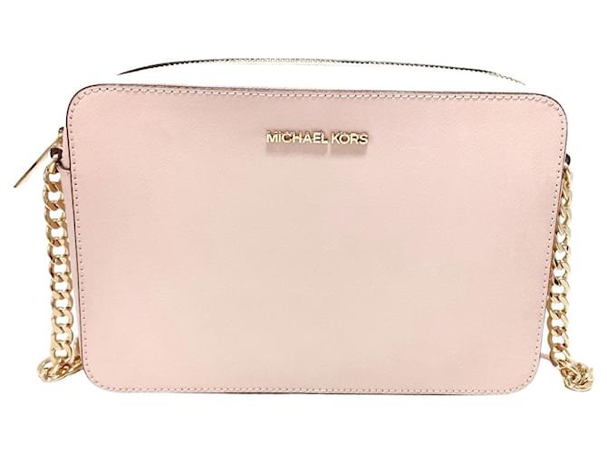 Michael Kors Jet Set Pink Leather ref.849364 - Joli Closet