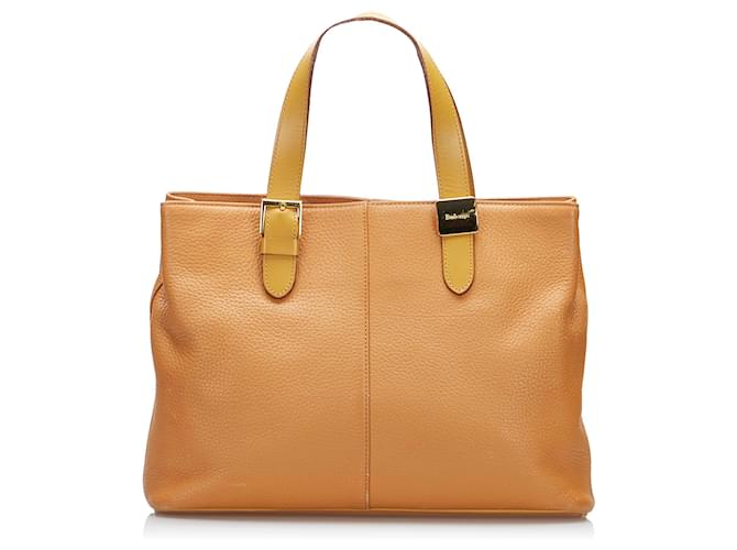 Burberry Brown Leather Tote Pony-style calfskin ref.850130 - Joli Closet