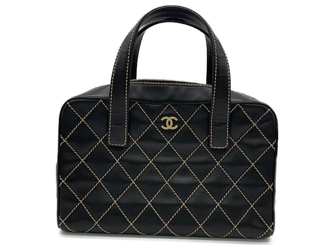 Chanel Wild Stitch Black Leather ref.850762 - Joli Closet