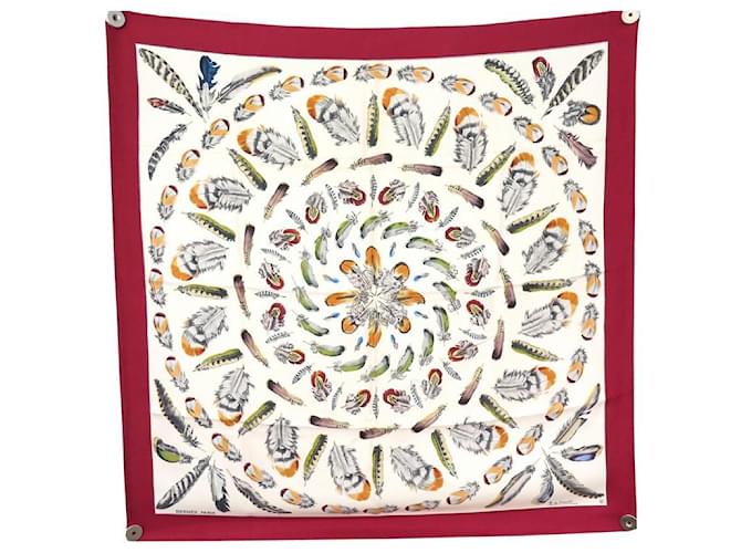 Hermès HERMES FEATHERS SCARF 1Era Edition 1953 HENRI DE LINARES CARRE ...