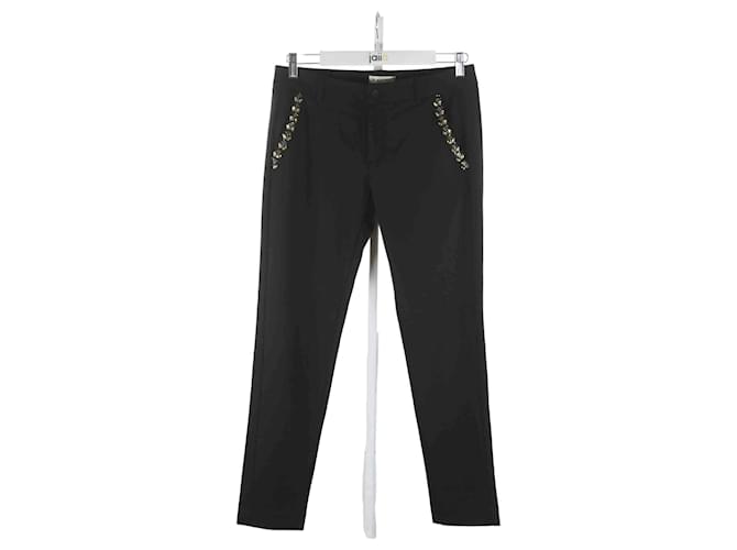 Céline Celine gerade Hose 40 Schwarz ref.856892 - Joli Closet