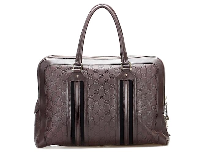 gucci Brown Leather ref.871917 - Joli Closet