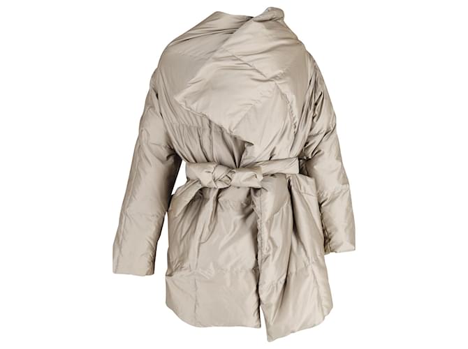 Vivienne Westwood Anglomania Square Puffer Coat in Beige Wool ref ...