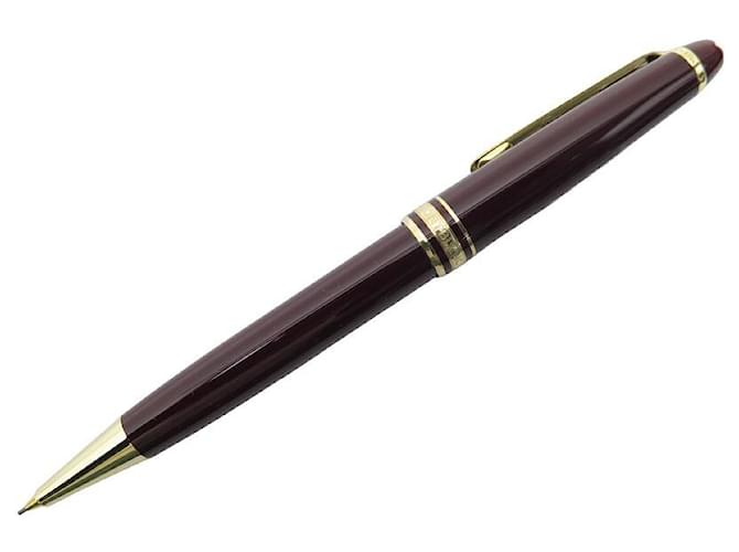 NEW VINTAGE MONTBLANC MEISTERSTUCK PEN 165 BURGUNDY PENCIL Dark red ...