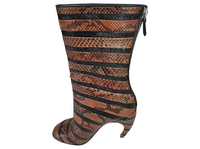 Givenchy Mid-calf python boots Multiple colors Exotic leather ref ...