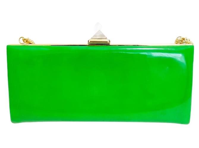 CHRISTIAN LOUBOUTIN Cuir vernis Vert ref.889455 - Joli Closet