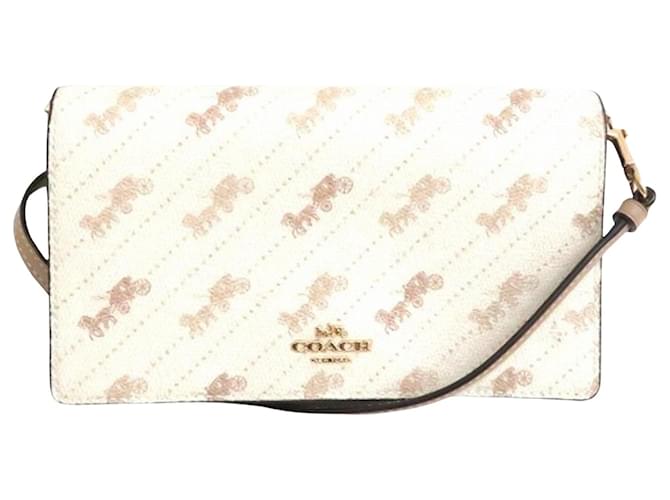 Handbags Coach White Cloth ref.JC897028 (Sold) - Joli Closet