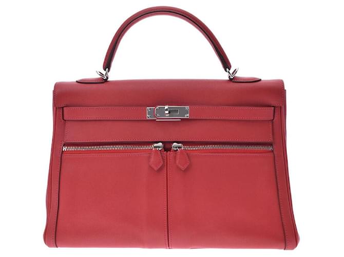 Hermès Kelly Red Leather ref.900107 - Joli Closet