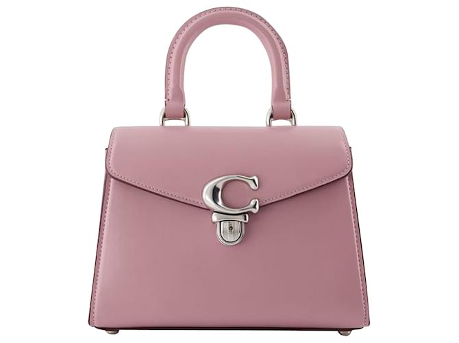 Sammy Top Handle 21 Bag - Coach - Leather - Purple Pony-style calfskin ...