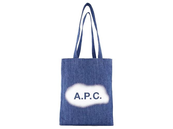 Apc Lou Tote Bag - A.P.C - Fabric - Blue ref.901725 - Joli Closet