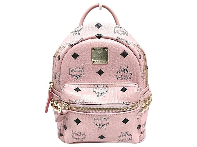 MCM Stark Pink Leather ref.902858 - Joli Closet