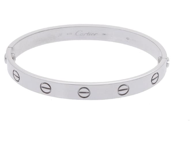 Love Cartier Juste un clou Silvery White gold ref.902993 - Joli Closet