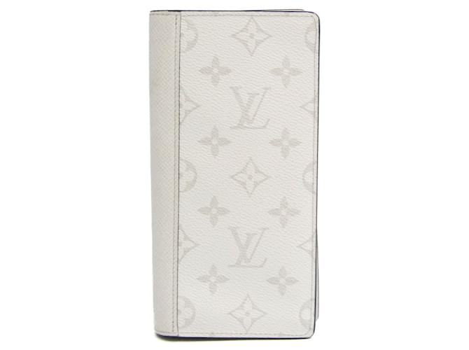 Louis Vuitton Portefeuille Brazza White Leather ref.908648 - Joli Closet