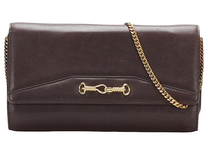 Céline Celine Macadam Brown Leather ref.910141 - Joli Closet